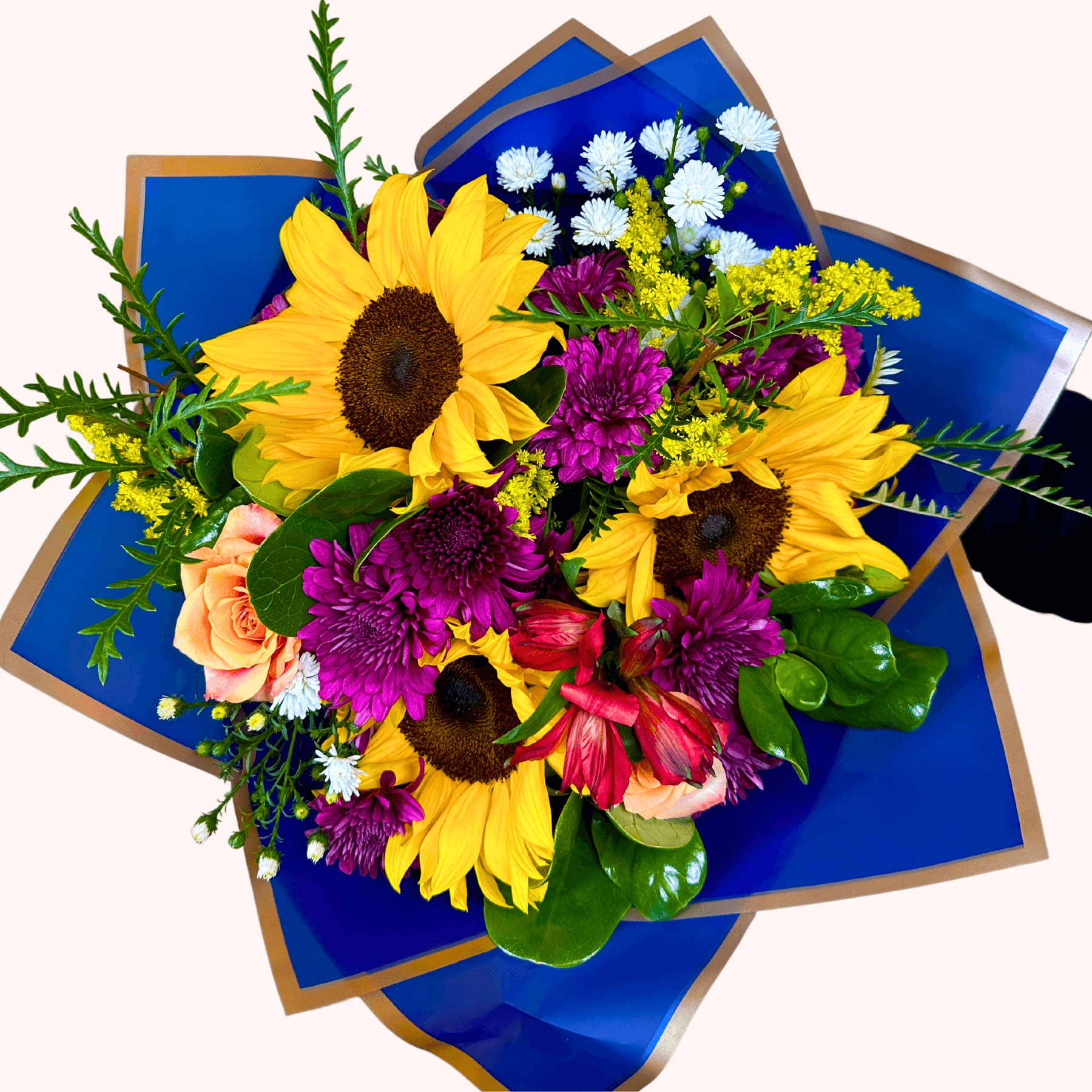 Brighten Their Day with Blooming Sunshine Flower Bouquet