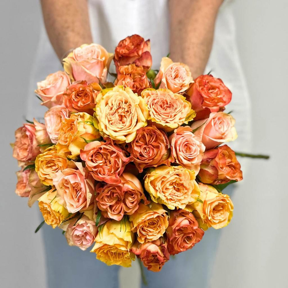 Tuscan Dawn Rose Bouquet | Fabulous Flowers & Gifts