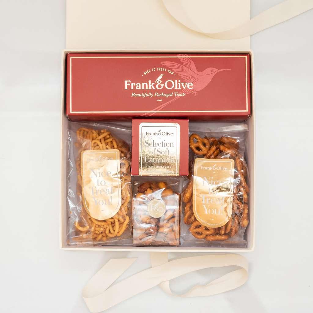 Elegant Snack Gift Box by Frank & Olive | Fabulous Flowers and Gifts