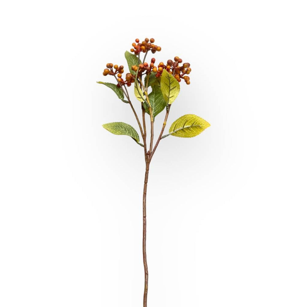 Wild Berry Spray Rust Artificial Flowers | Fabulous Flowers